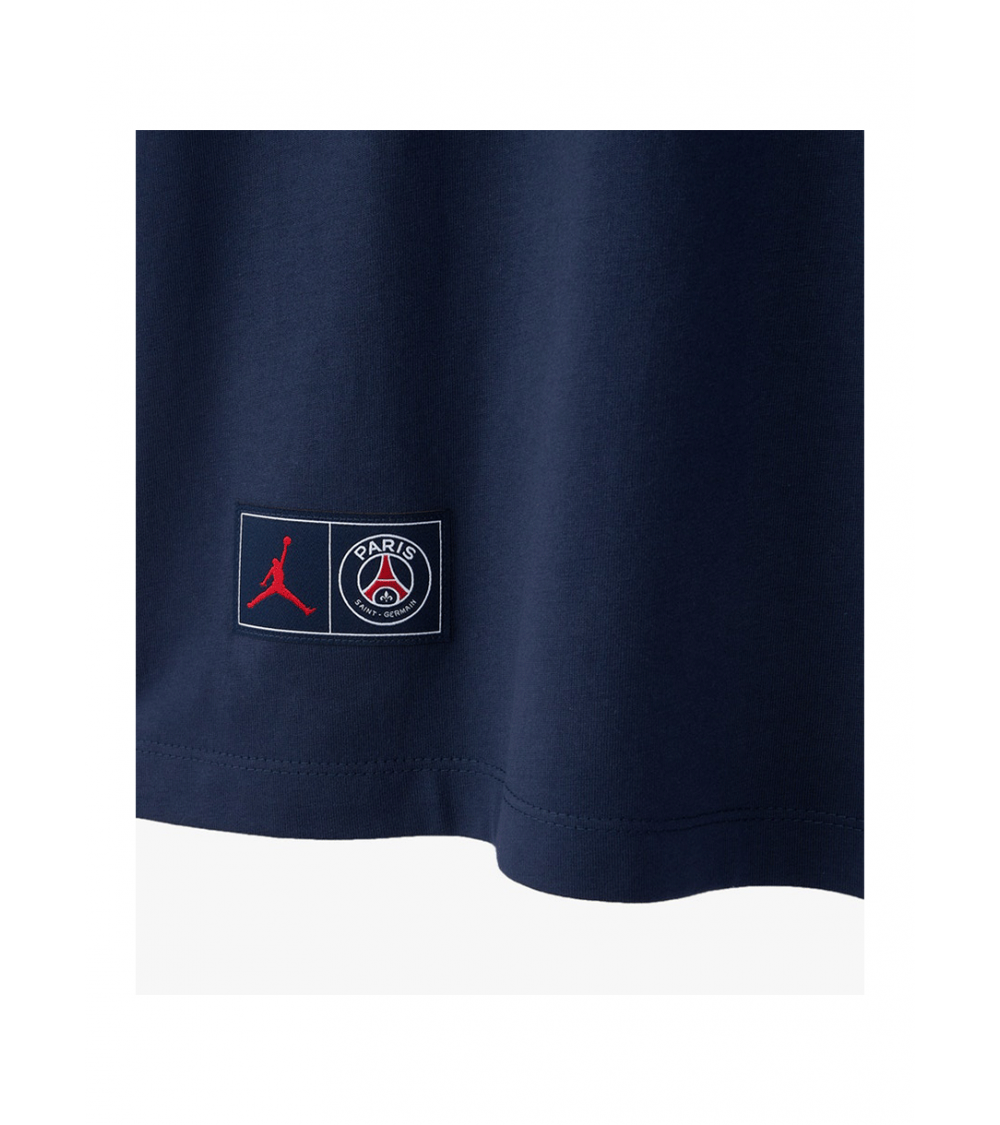 T-shirt Jordan X PSG Logo Blue Man