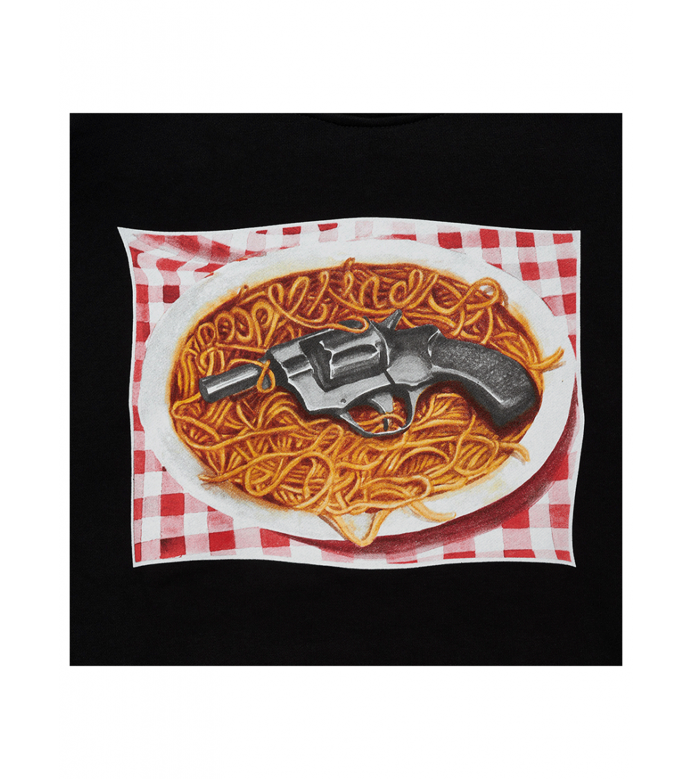 Hoodie Propaganda Spaghetti Black Men