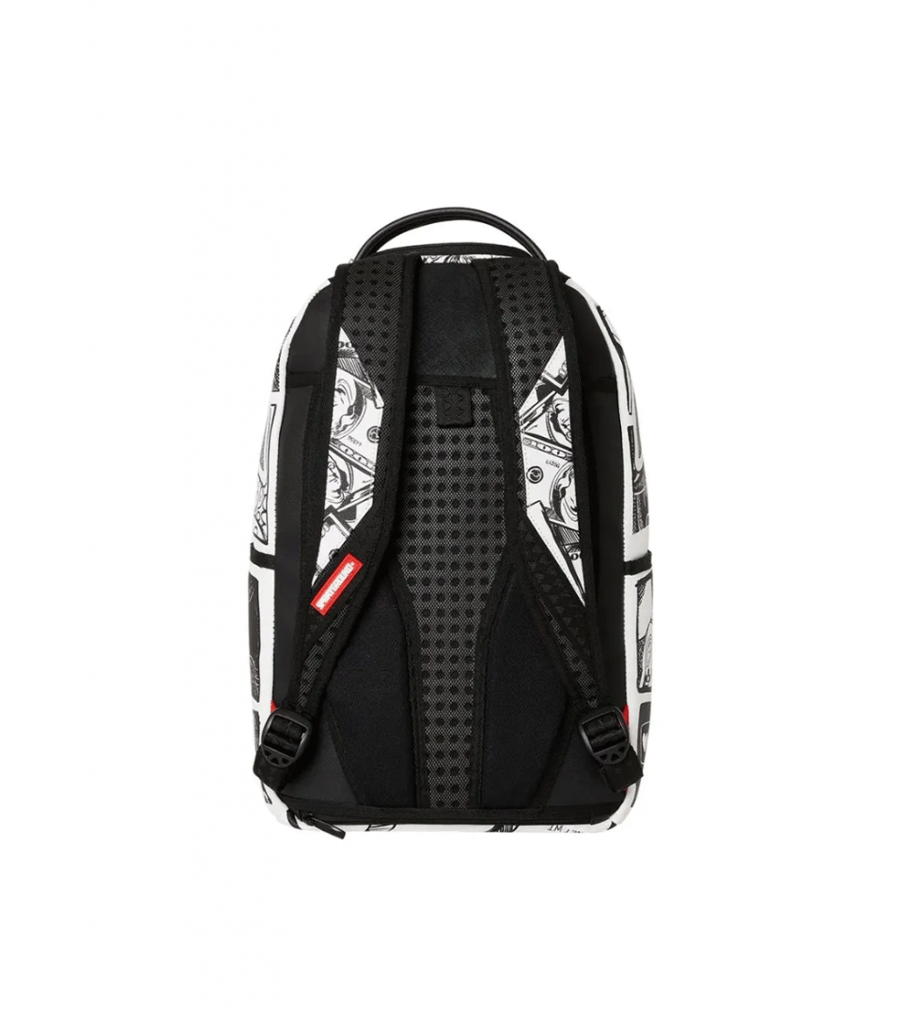 Backpack Sprayground Comic Shark White Unisex