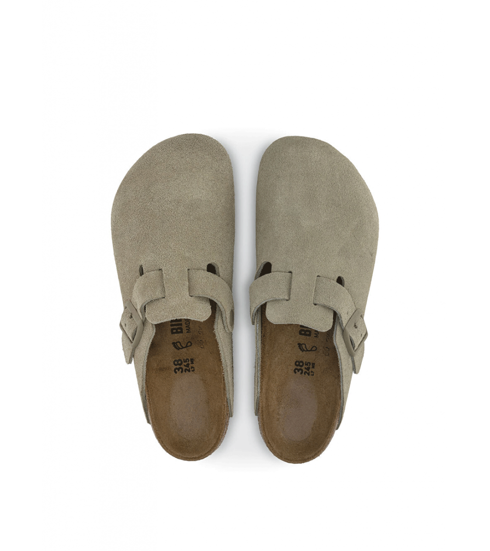 Sandals Birkenstock Boston Faded Khaki Unisex