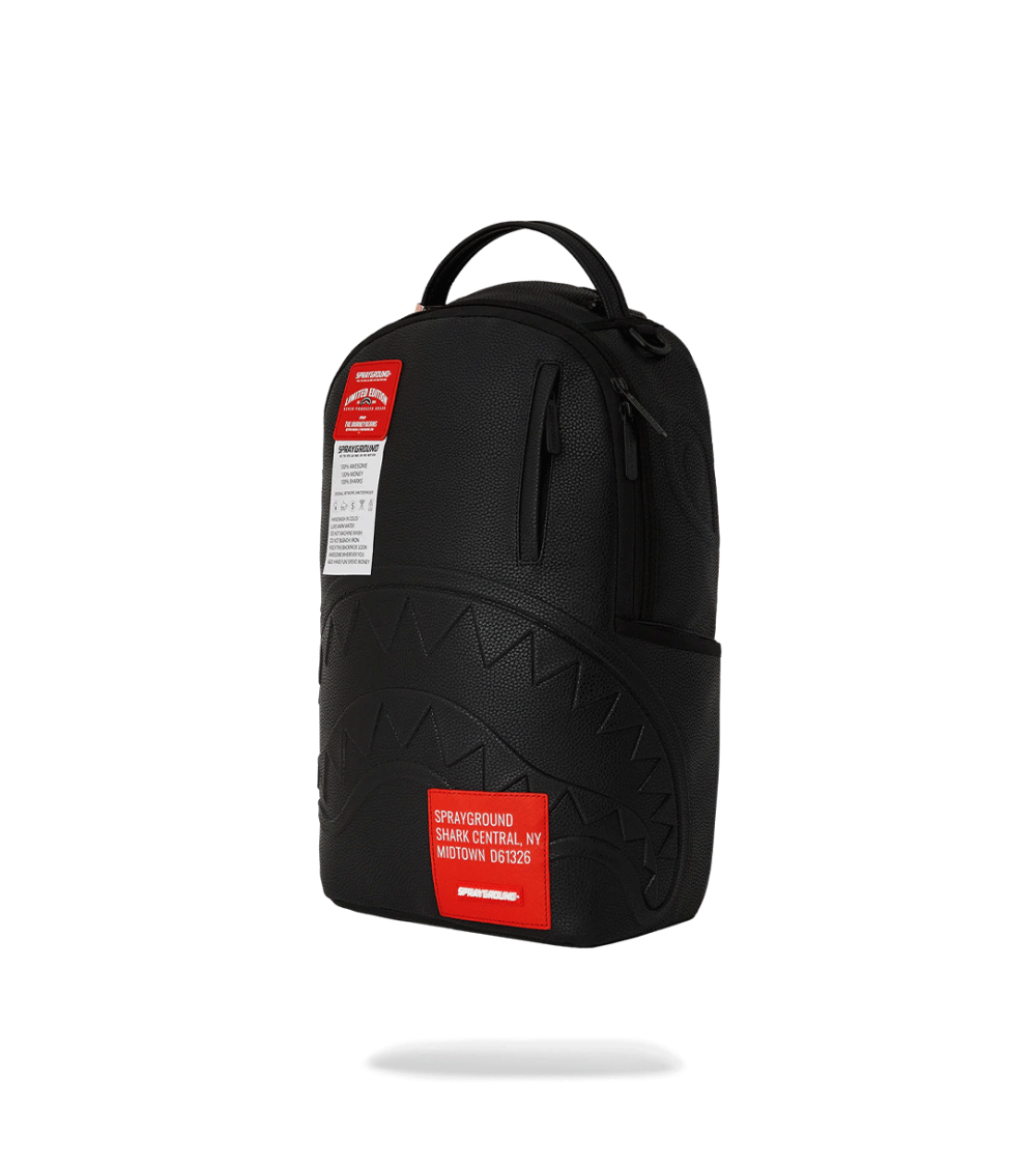 Zaino Sprayground Shark Central Care Label Nero Unisex